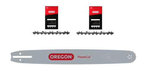 20" Bar & 2xChains For Dolmar PS-9010FL PS9000 Oregon 200RNDD009 ...