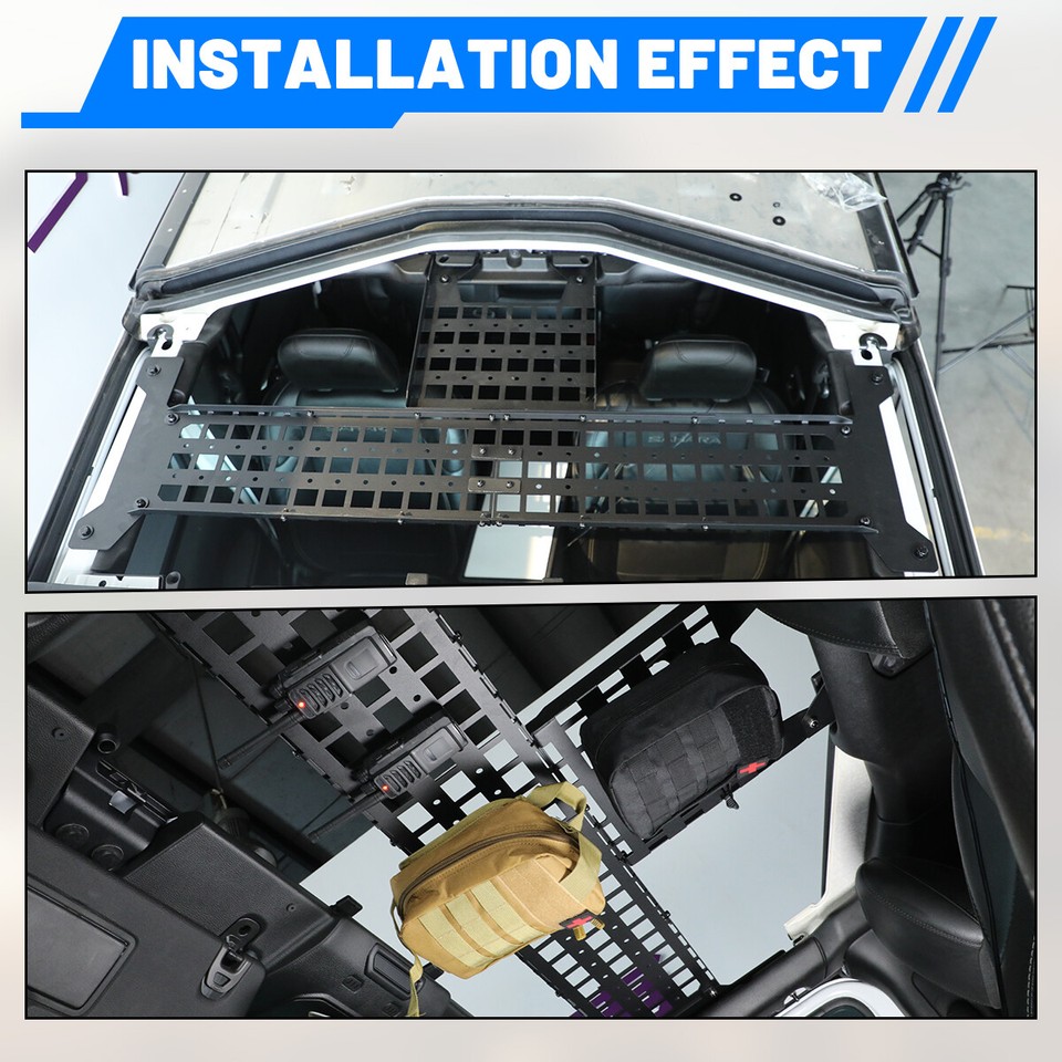 for 2018-2025 Jeep Wrangler JL/Jeep Gladiator JT Interior Roof Rack ...