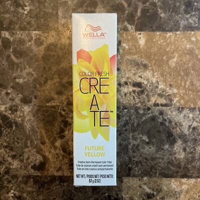 Wella Color Fresh Create Semi-Permanent Color - Future Yellow Hair ...