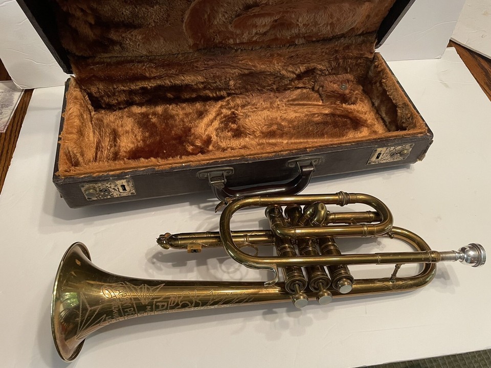 SALE Harry Pedler Art Trumpet 1940's - PROJECT - NEEDS WORK - Original ...