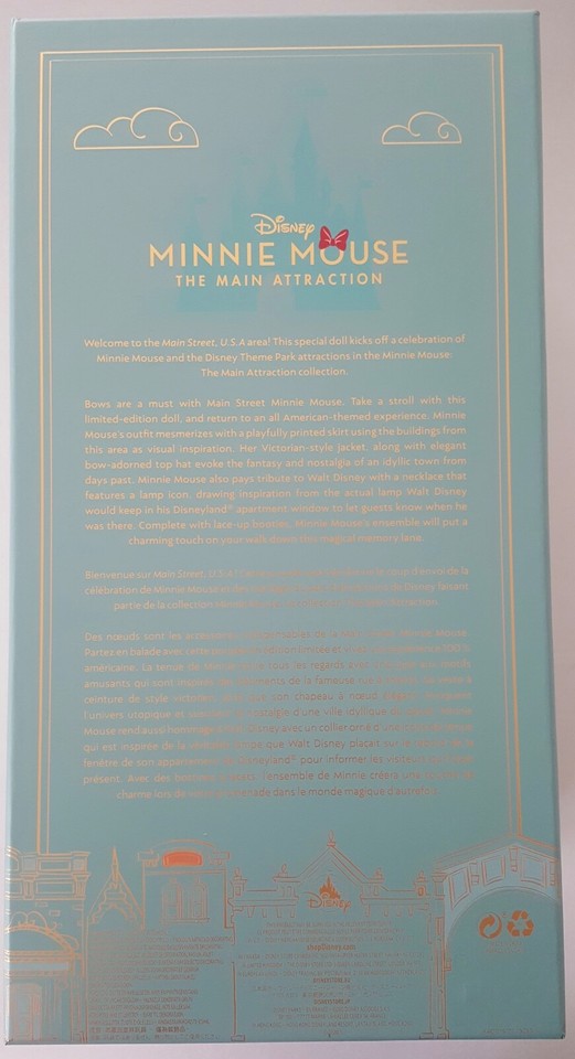 Disney Main Street Minnie Mouse Limited Edition 3500 Ready to Ship | eBay