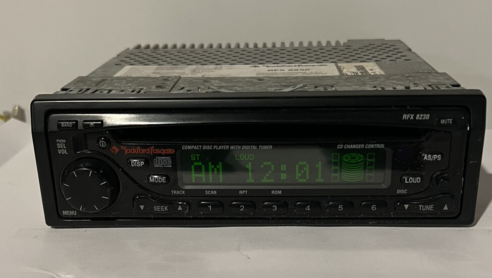 Rockford Fosgate RFX-8230 Cd Changer Controller CD Receiver Radio AS/PS ...
