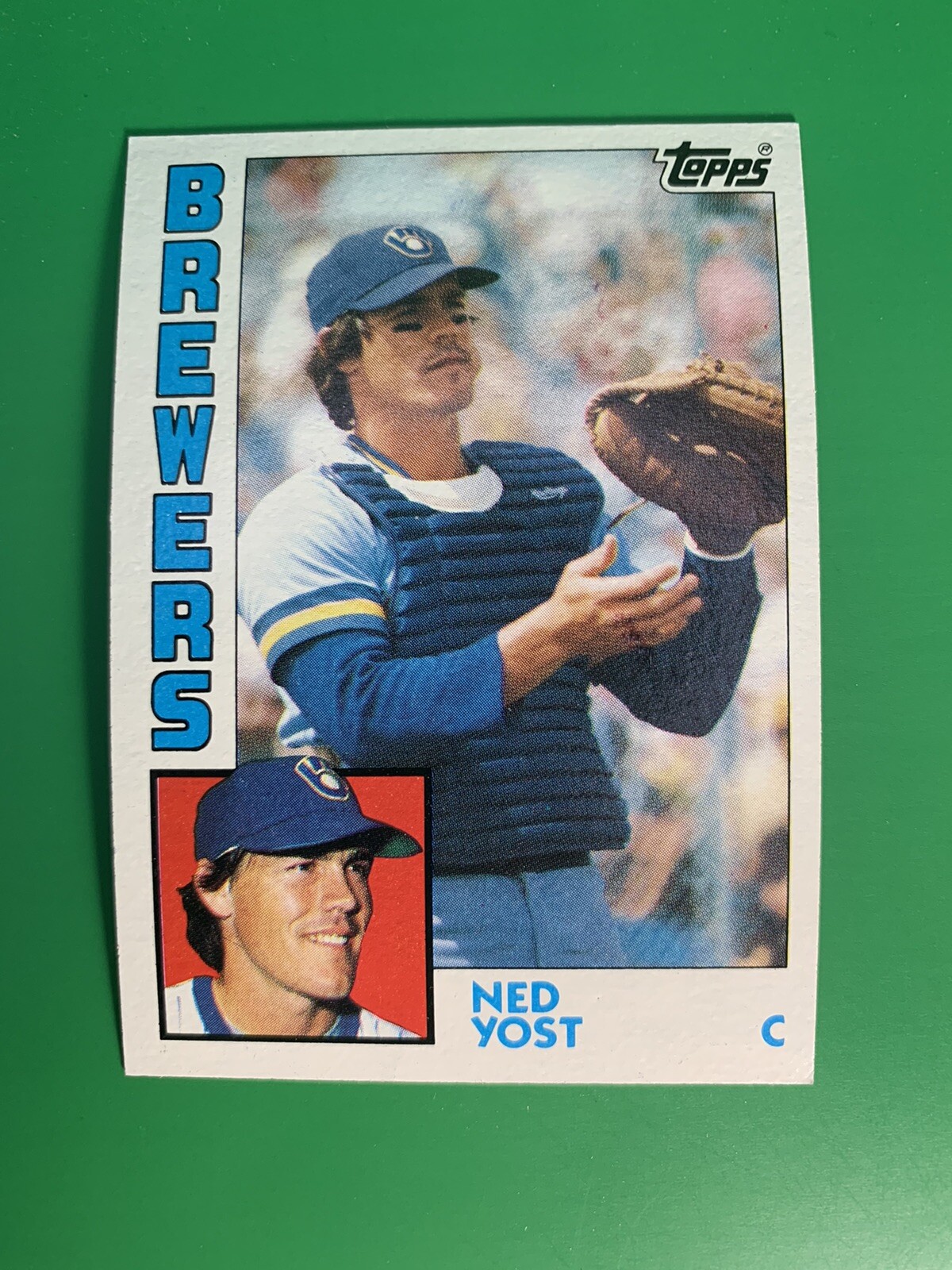 1984 Topps Ned Yost #107 Milwaukee Brewers | eBay