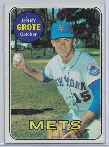 1969 Topps #55 Jerry Grote New York Mets NRMT | eBay