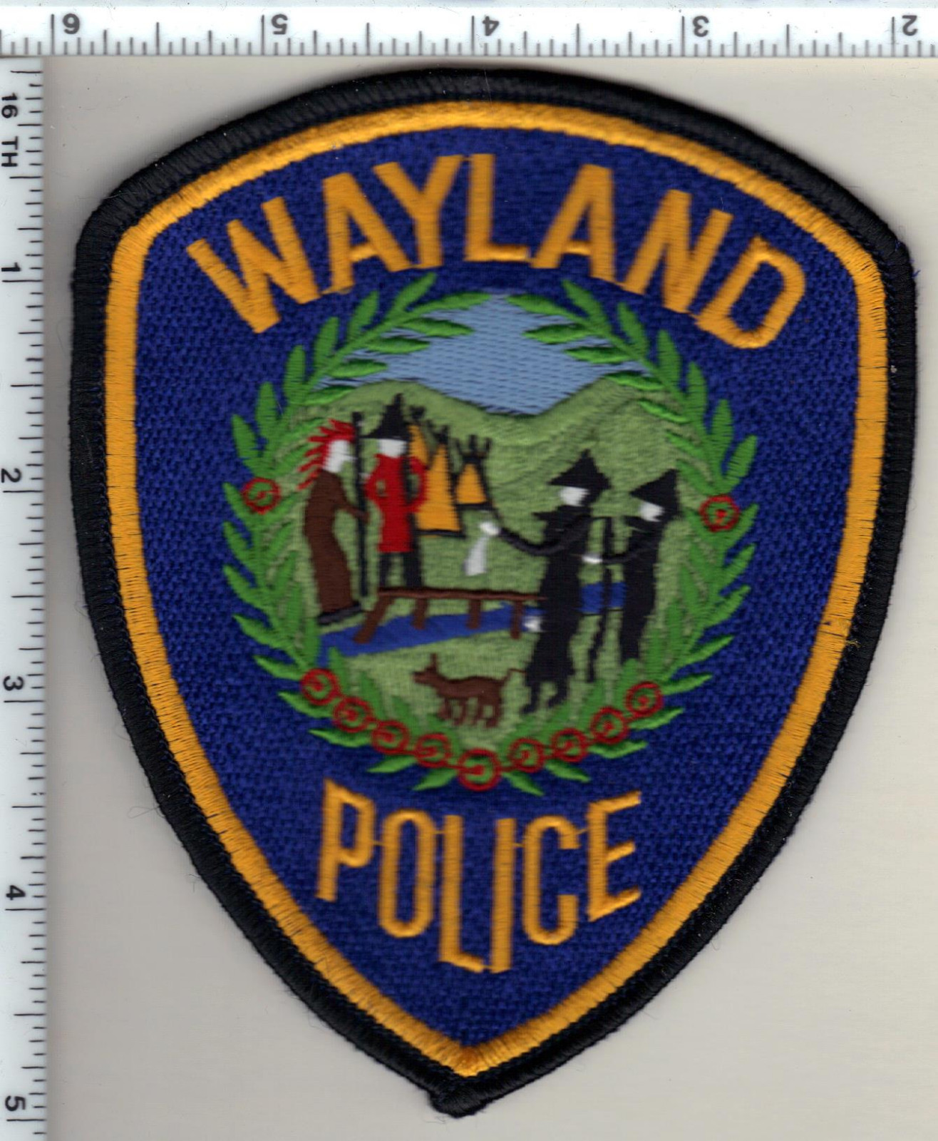 Wayland Police (Massachusetts) Shoulder Patch new from 1998 | eBay
