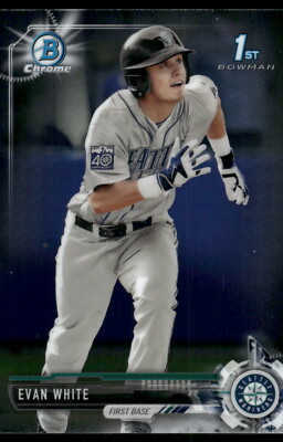 2017 Bowman Draft Chrome Evan White #BDC-178 1st Prospect Card | eBay