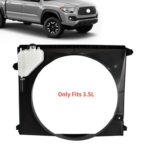 For Toyota Tacoma 2016-2023 Front Radiator Fan Shroud 3.5L W/Tank ...