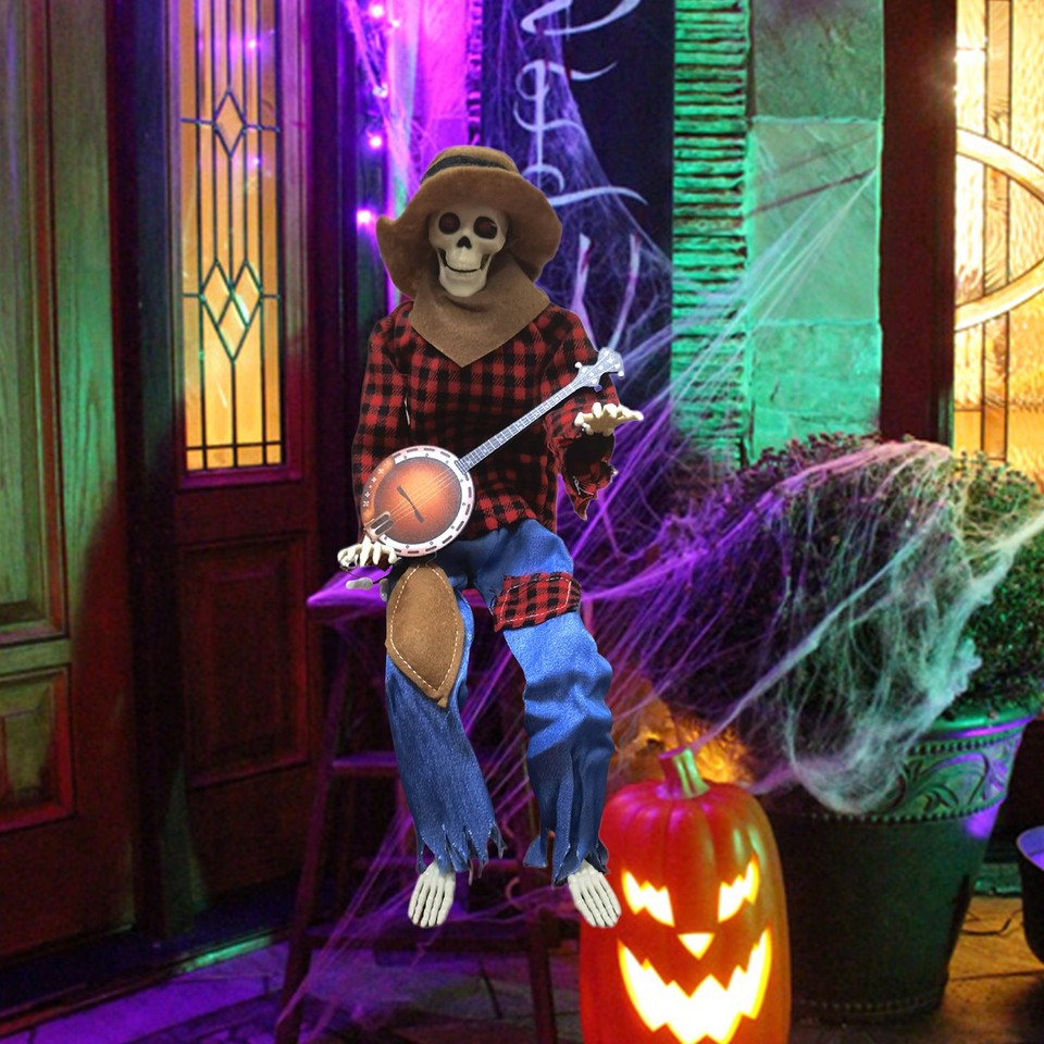 Funny Animated Dueling Banjo Skeletons, Halloween Musical Skeletons | eBay