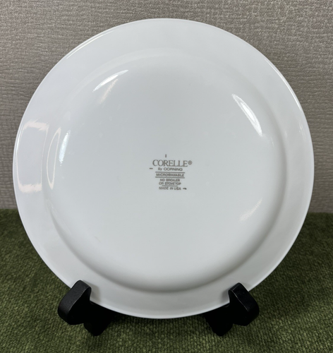 Corelle CHUTNEY Set of 4 Salad Plates White w/ Fruit Border & Swirl ...