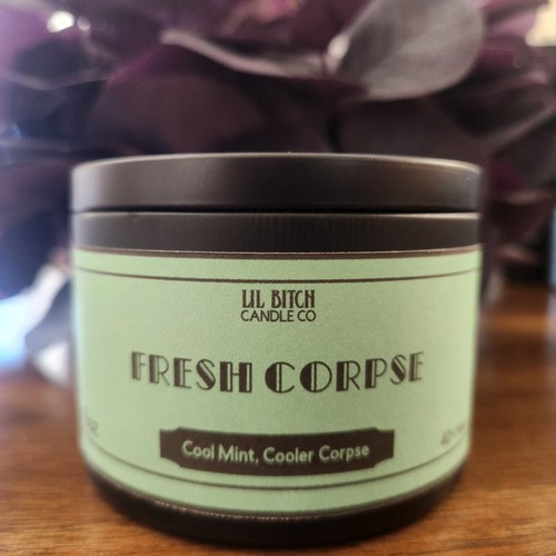 Peppermint Fresh Corpse Candle - Dark Humor Gag Gift, Refreshingly ...