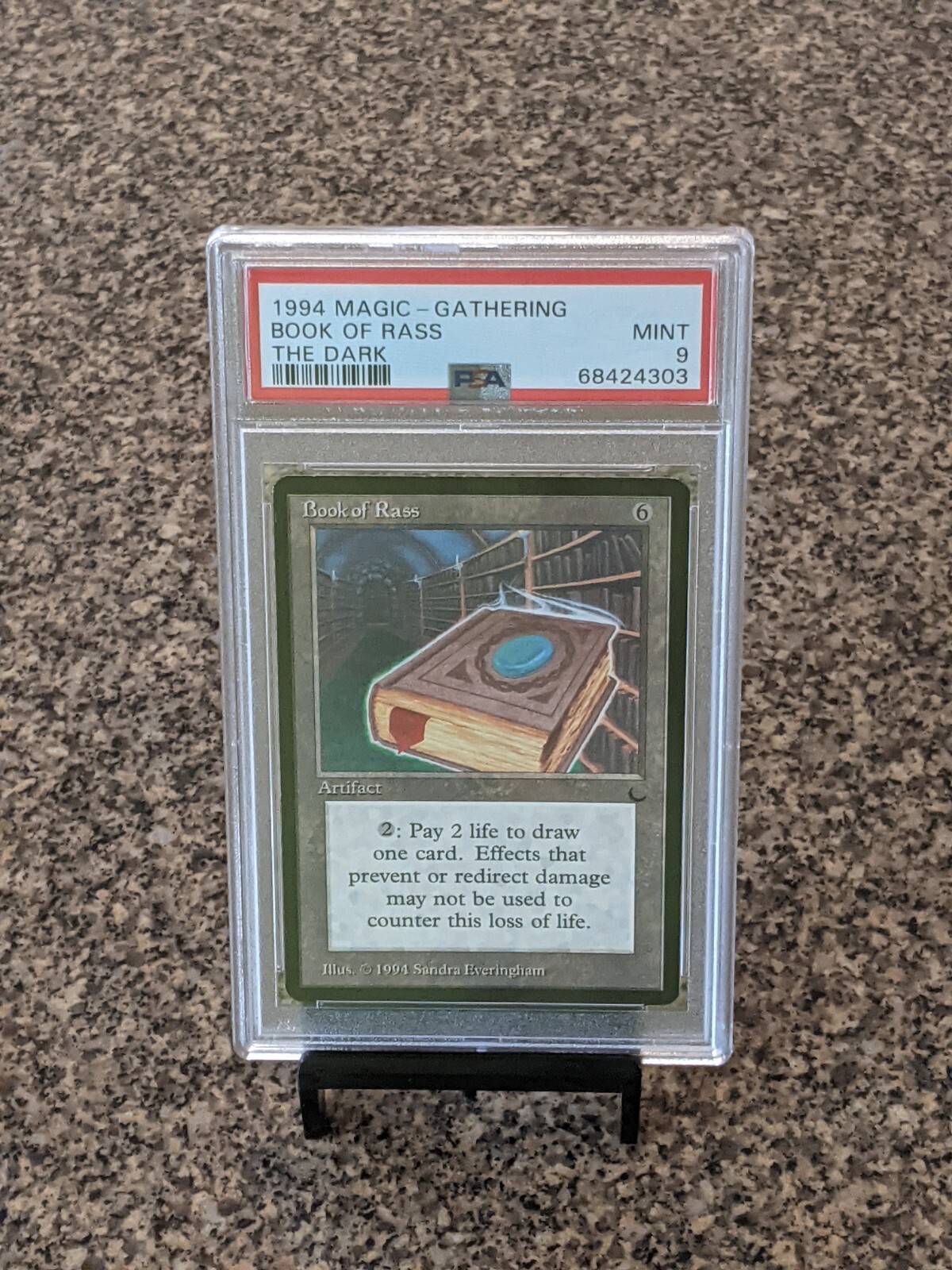 1994 The Dark Magic The Gathering Book Of Rass PSA 9 MINT | eBay