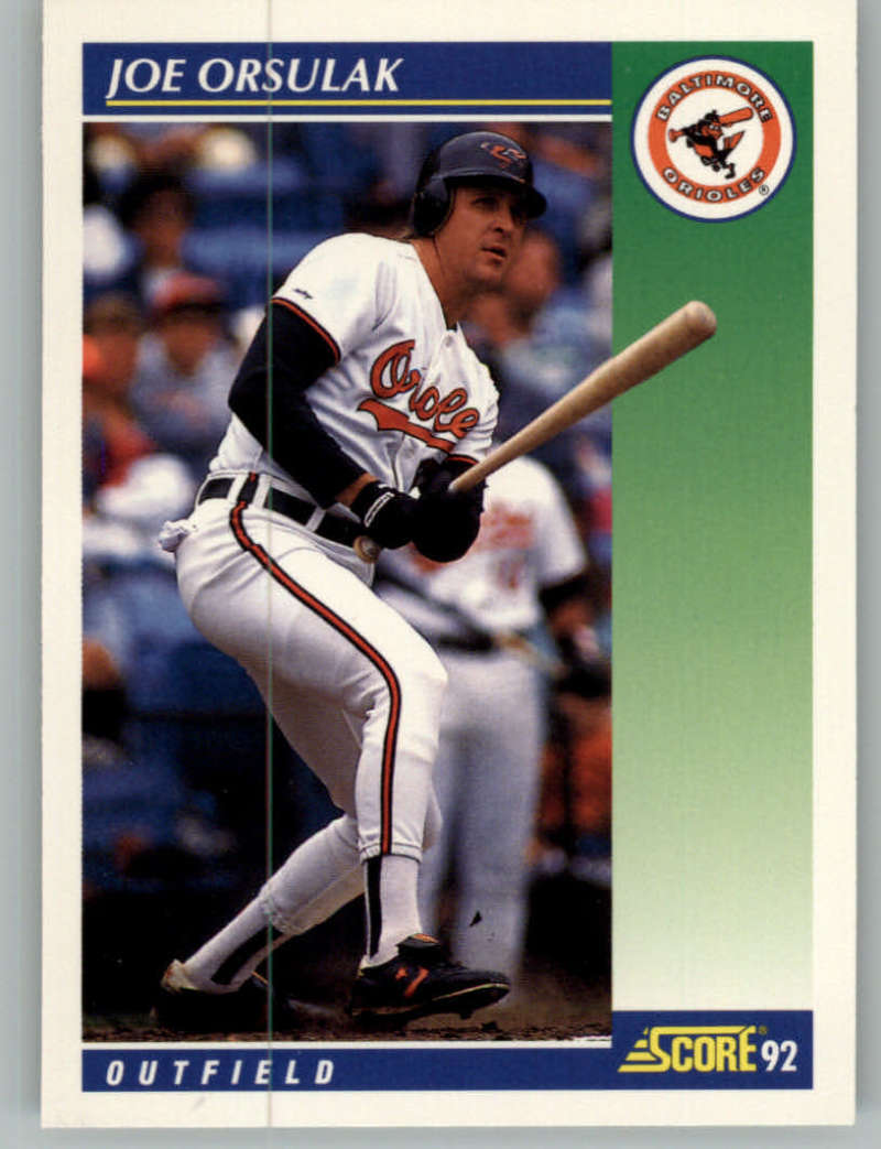 1992 Score #551 Joe Orsulak NM-MT Orioles | eBay
