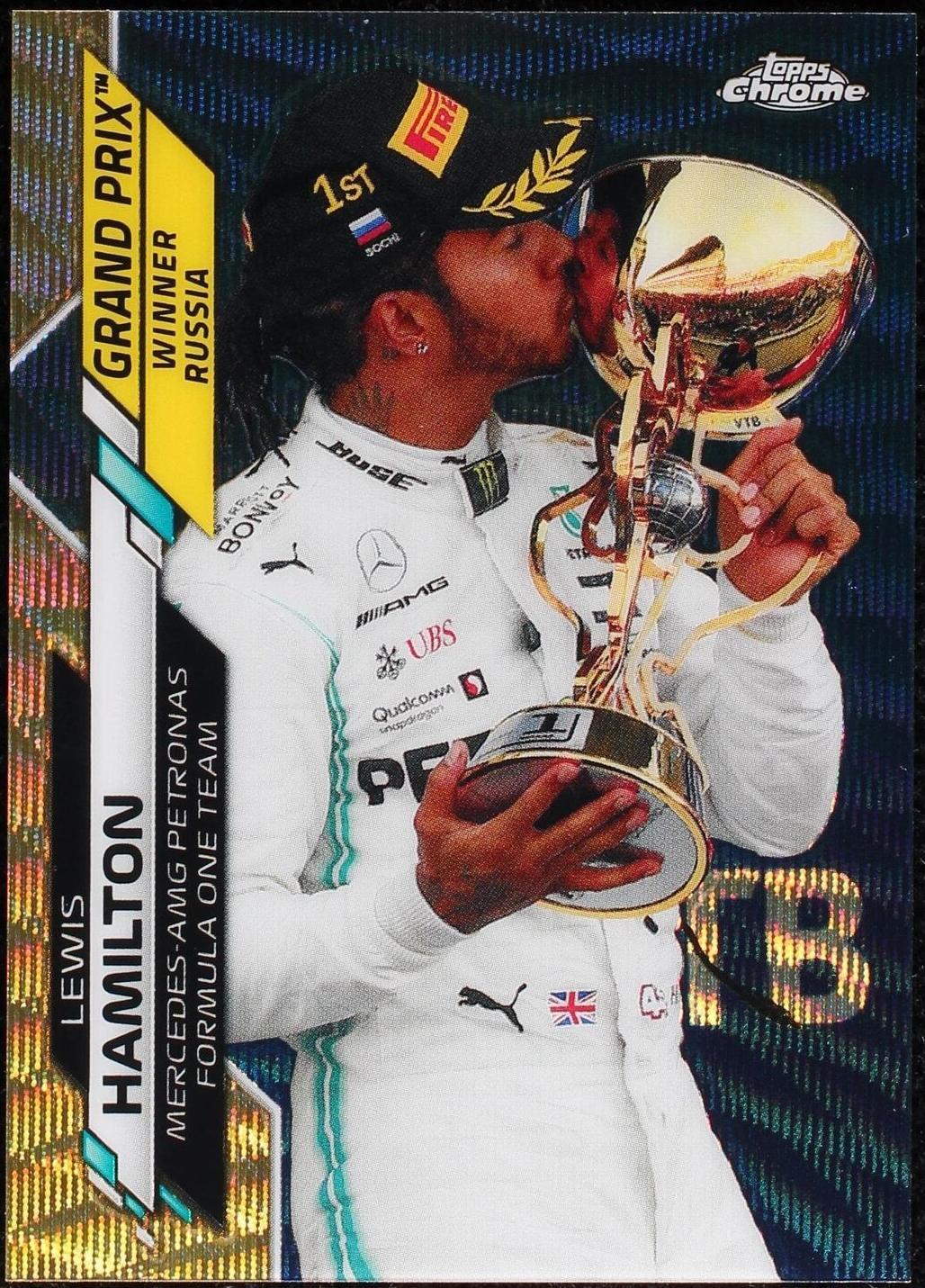 2020 Topps Chrome Formula 1 - Grand Prix Winners Lewis Hamilton #148 ...