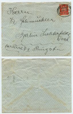 71617 - Beleg - Bahnpoststempel - 6.11.1926 nach Berlin Lichterfelde ...