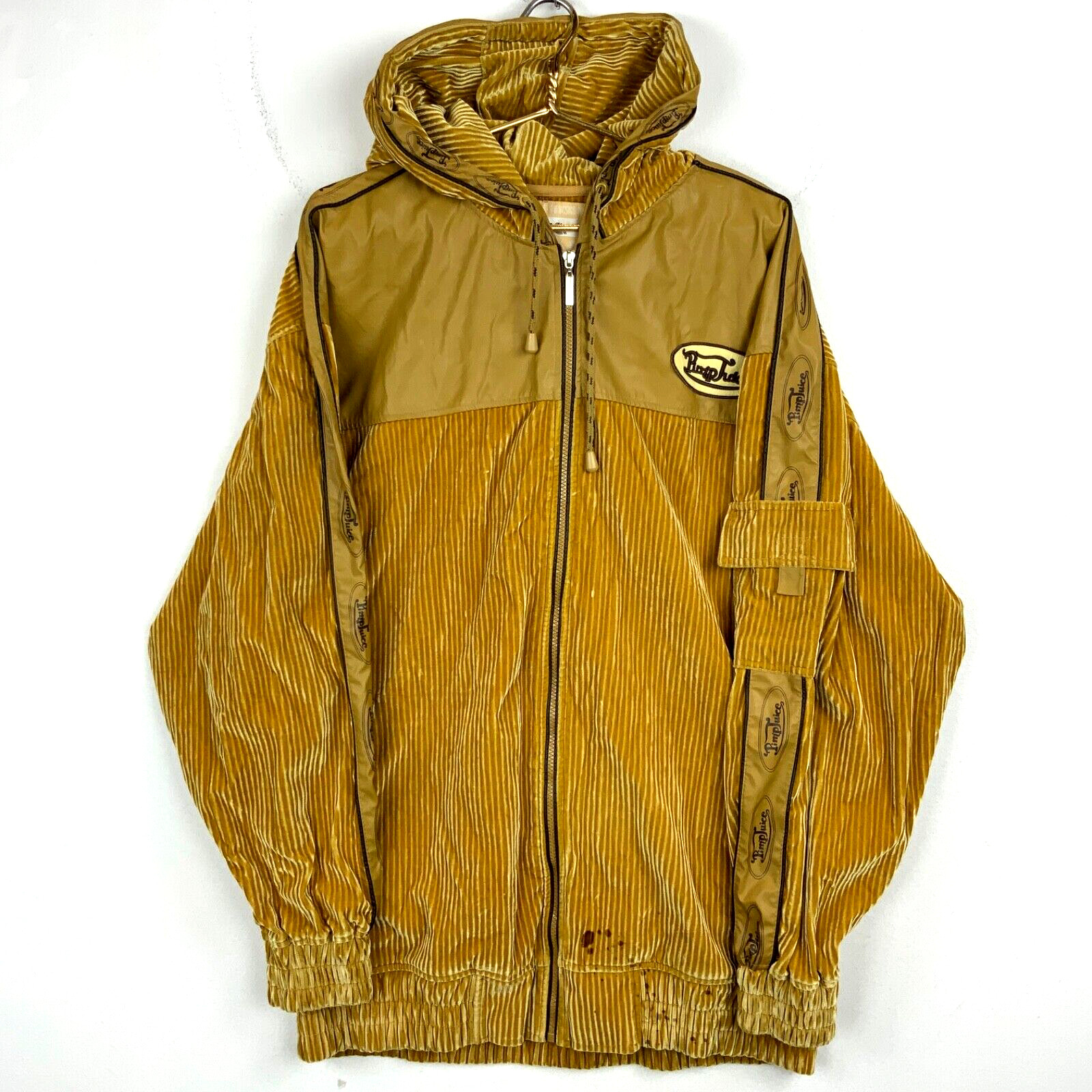 Vintage Pimp Juice Corduroy Full Zip Track Jacket Siz… - Gem