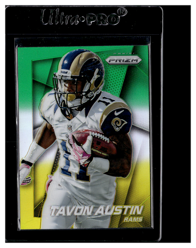 2014 Panini Prizm #63 Tavon Austin Neon Green Yellow | eBay