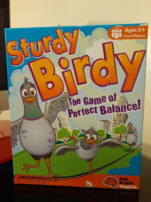 Sturdy Birdy The Game of Perfect Balance Complete Fat Brain Toy Co Pre ...