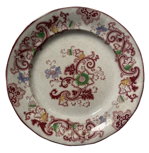 1845 - 1858 FRANCIS MORLEY AURORA MULBERRY PEARLWARE TRANSFERWARE PLATE ...