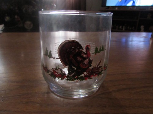 Vintage Sunoco North American Wildlife Glass Libbey Wild Turkey | eBay