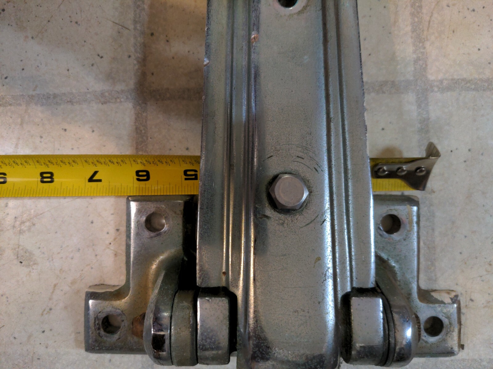 VINTAGE JAMISON WOOD WALK-IN REFRIGERATOR/FREEZER HINGE BRASS CHROME | eBay