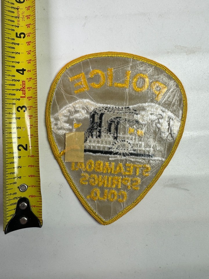 Steamboat Springs Police Colorado CO Riverboat Patch A2 | eBay