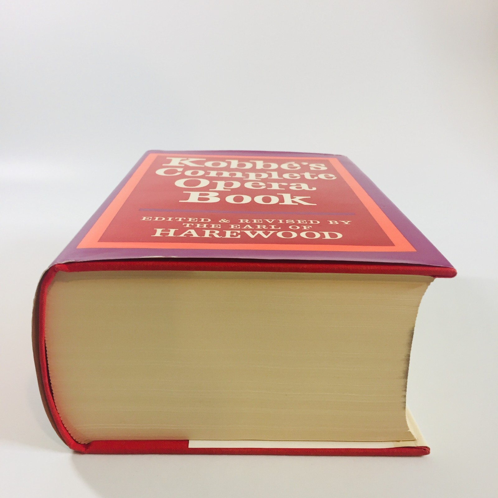 Kobbe's Complete Opera Book by the Earl of Harewood 1978 Revised ...