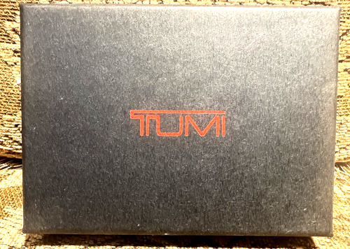 TUMI Empty Logo Cardboard Gift Box for Wallets / Card Holder 100% ...