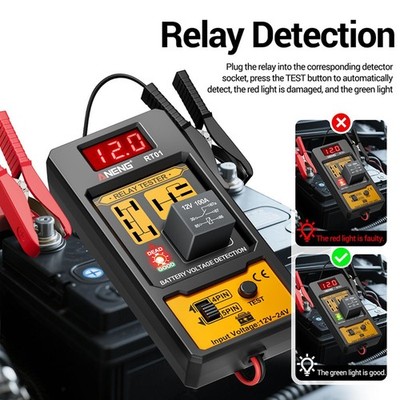Car Relay Tester Lightweight Accurate Testing Tool for Electronic ...