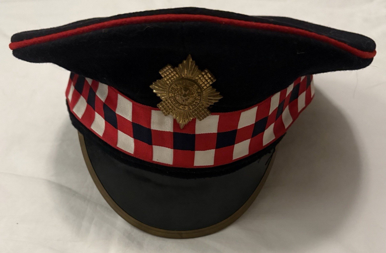 Vintage Genuine British Army Scots Guards Peaked Hat … - Gem