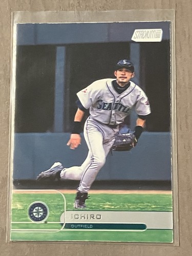 Ichiro Suzuki 2001 Topps Stadium Club Rookie card. Seattle Mariners ...