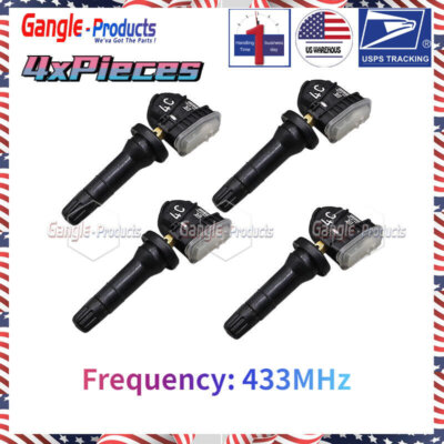 4x Snap-In TPMS Tire Pressure Sensor 13540603 US for GMC Chevy Buick ...