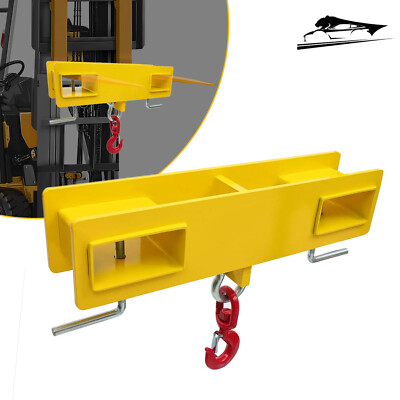 Forklift Lifting Hook Attachment hoist Forklift Crane with Swivel Hook ...