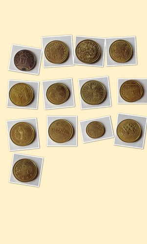 BALLY Safecracker Pinball Machine Domestic Tokens-NOS- 13 Different ...