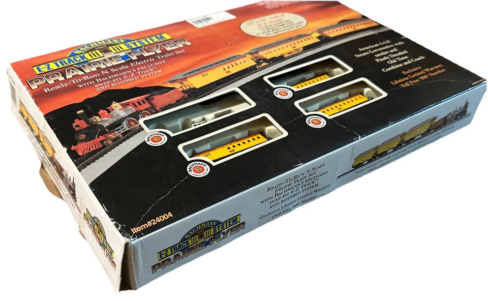 Bachmann 24004 PRAIRIE FLYER N Scale Electric Train E-Z Track Ready-to ...