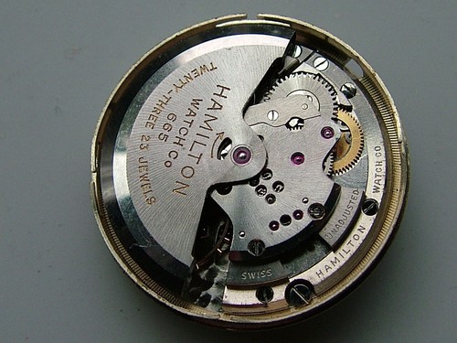 Rare 1960's HAMILTON 23j Automatic Cal 665 Men's Wristwatch Movement ...