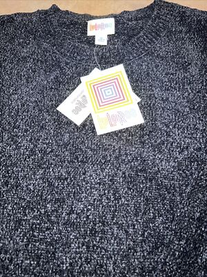 LuLaRoe Piper Sweater New Balloon Sleeves Unicorn XL 18/20 16/18 🦄Black ...