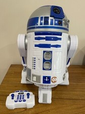 Star Wars R2d2 Interactive Robotic Droid Thinkway Toys Remote Control ...