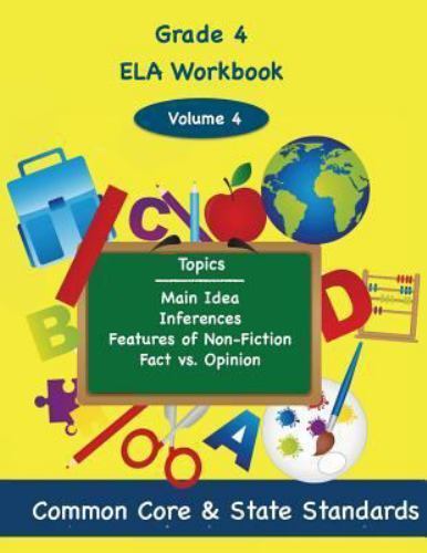 Fourth Grade Ela Ser.: Fourth Grade ELA Volume 4 : Main Idea ...