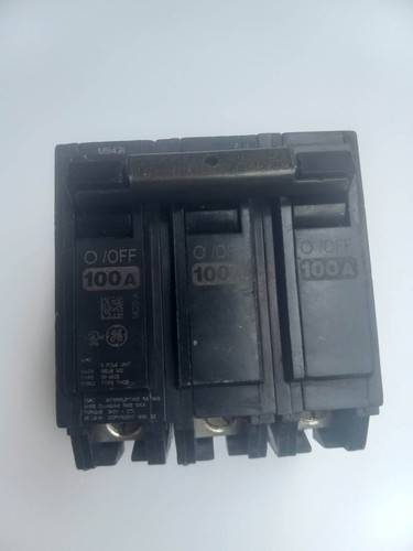 GE E11592 3 Pole 100 Amp TYPE THQB | eBay