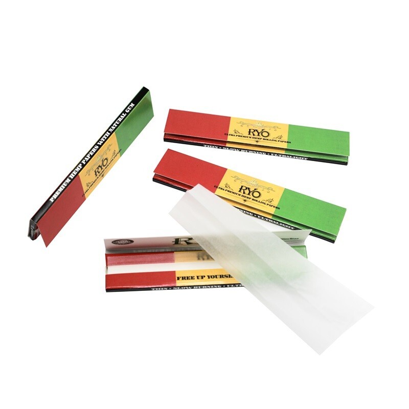 25 Packs RYO Hemp Rolling Papers King Size Super Slim 108mm Full Box ...