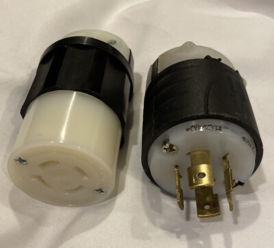 Leviton L-14-20R # 2413 + Pass Seymour L1420P 20A 125/250V Generator ...