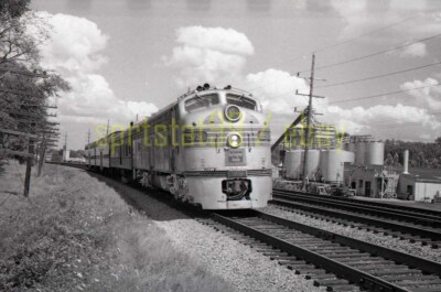 CBQ Burlington Route EMD E8A Locomotive #9975 - Vintage Railroad Negative | eBay