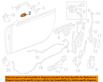 MERCEDES OEM 12-18 CLS550 Front Door-Handle, Outside Pad Right ...