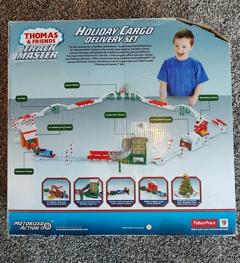 Thomas Trackmaster Holiday Delivery Motorized Train Set See Description ...