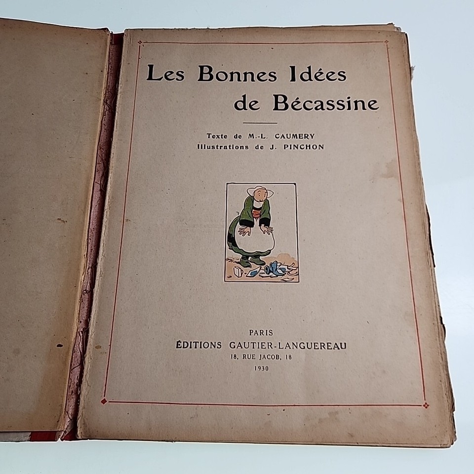 Les Bonnes Idees de Becassine Caumery 1930 French Hardback Book | eBay UK