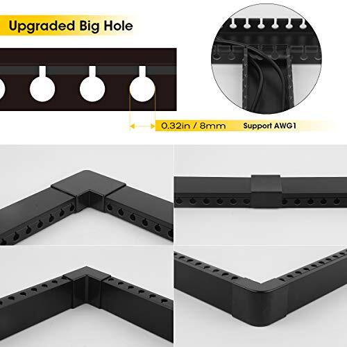 Cable Raceway Kit Cable Management System Kit Open Slot Wiring Raceway ...