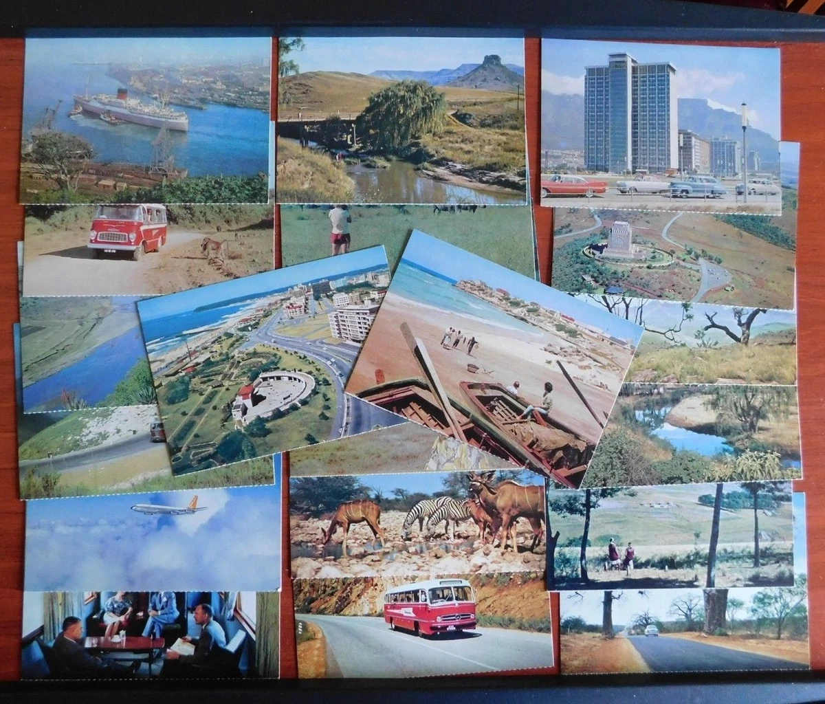 Vintage Travel Postcards Africa