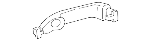 Genuine Toyota Exterior Door Handle (Left Right Front Rear) 69210-35220 ...