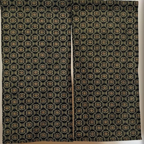 Handmade Japanese Noren Curtain Dark Green Fabric 66cm x 65cm | eBay