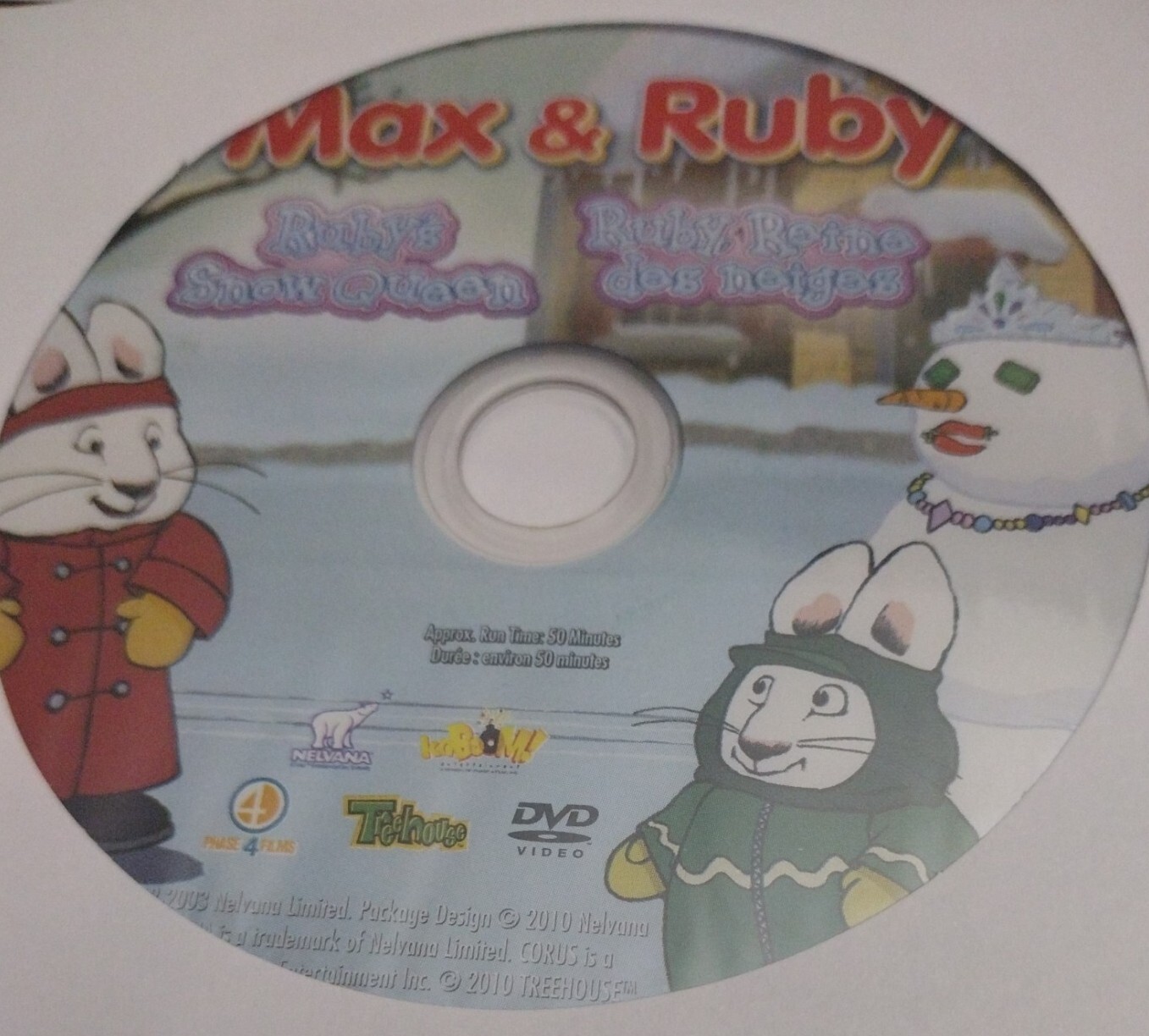 Max and Ruby: Ruby's Snow Queen (DVD disc only, 2005) Treehous ...